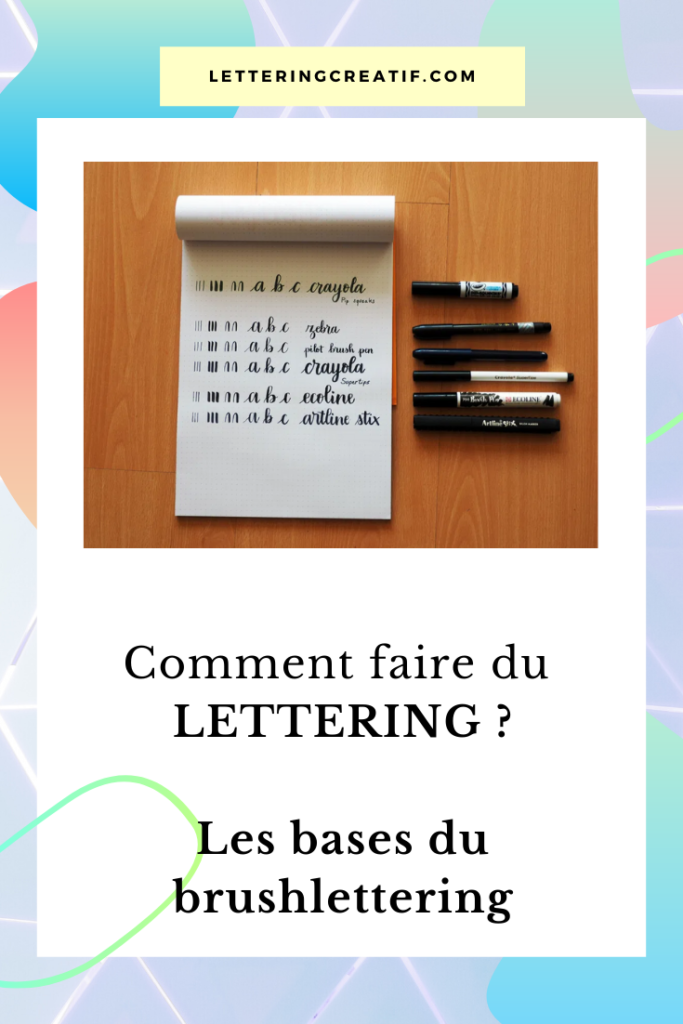~ Comment apprendre le Lettering : les bases incontournables (défi 1/52 ...