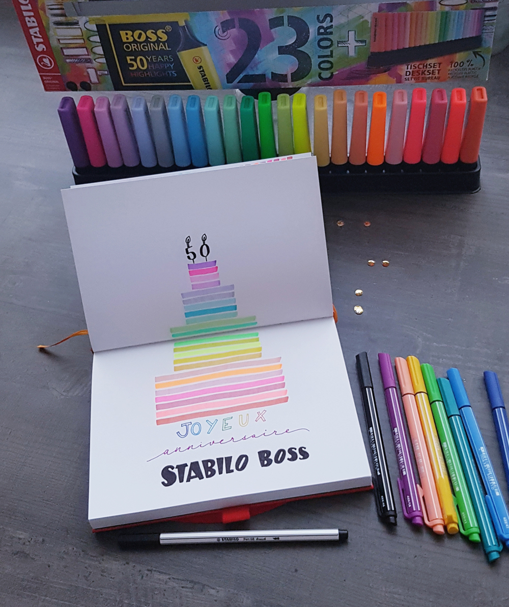 ~ Test des 23 surligneurs Stabilo Boss (pastel & fluo) - mon avis ...